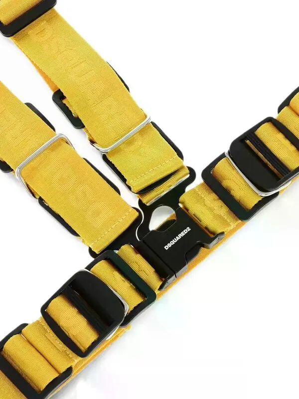 Dsquared2 Logo Embroidered Harness Belt