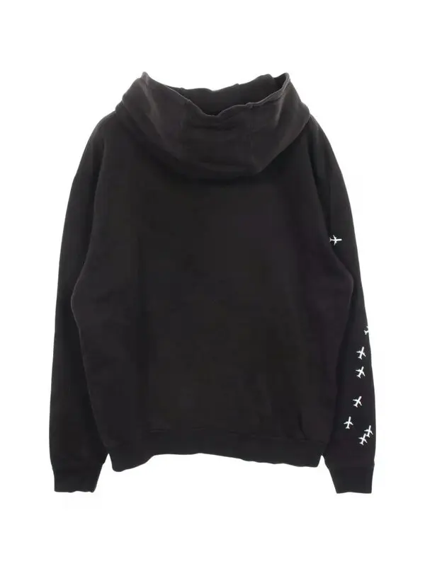 LOUIS VUITTON Plane Print Hoodie - Black