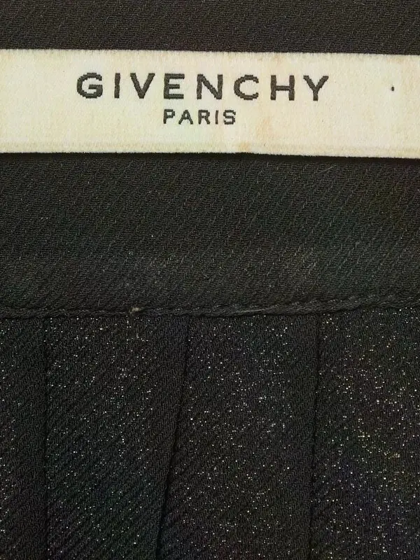 Givenchy Pleated Crepe Mini Skirt