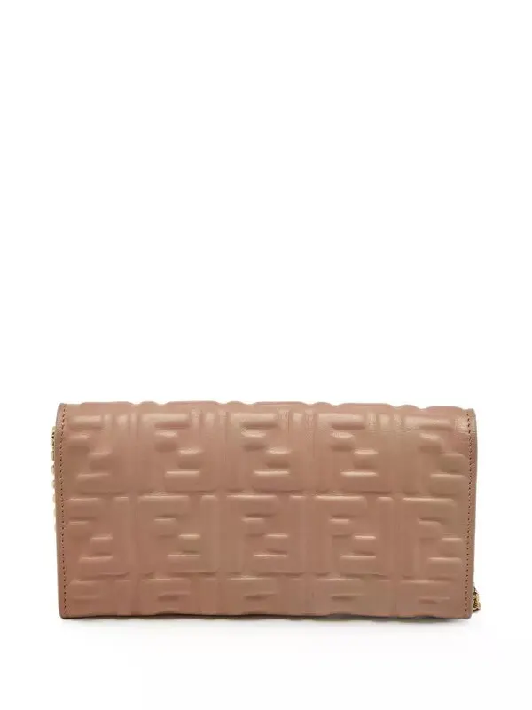 Fendi 2025 Baguette Leather Wallet - Pink