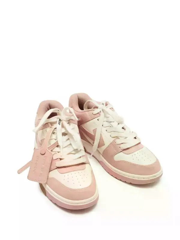 Off-White Out Of Office" Sneakers With Arrow Patch Detail - Pink