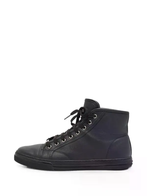 Gucci Leather High-top Sneakers