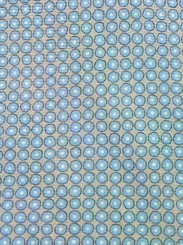 Hermès Geometric Pattern Silk Tie - Blue