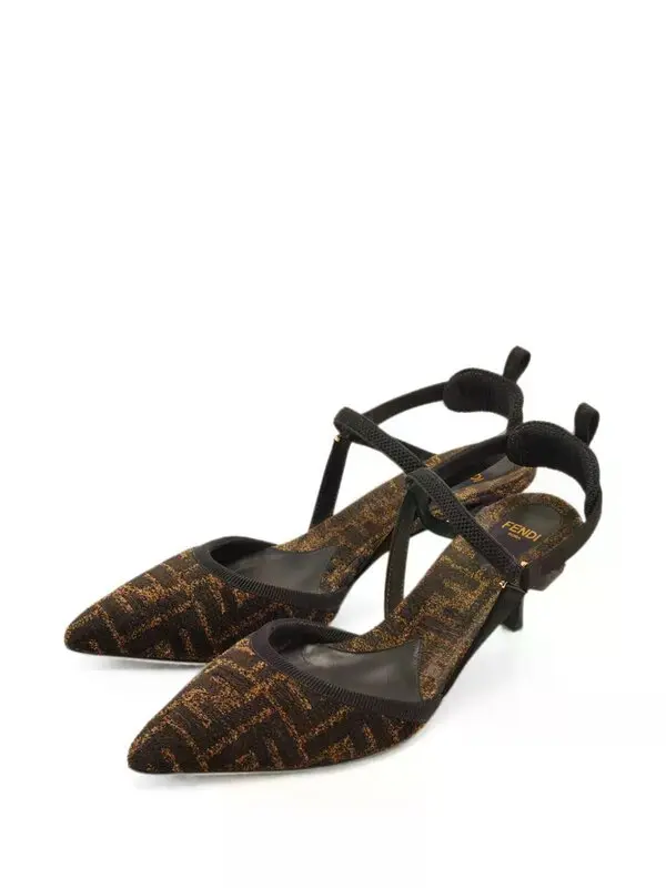 Fendi Colibri Zucca Pumps