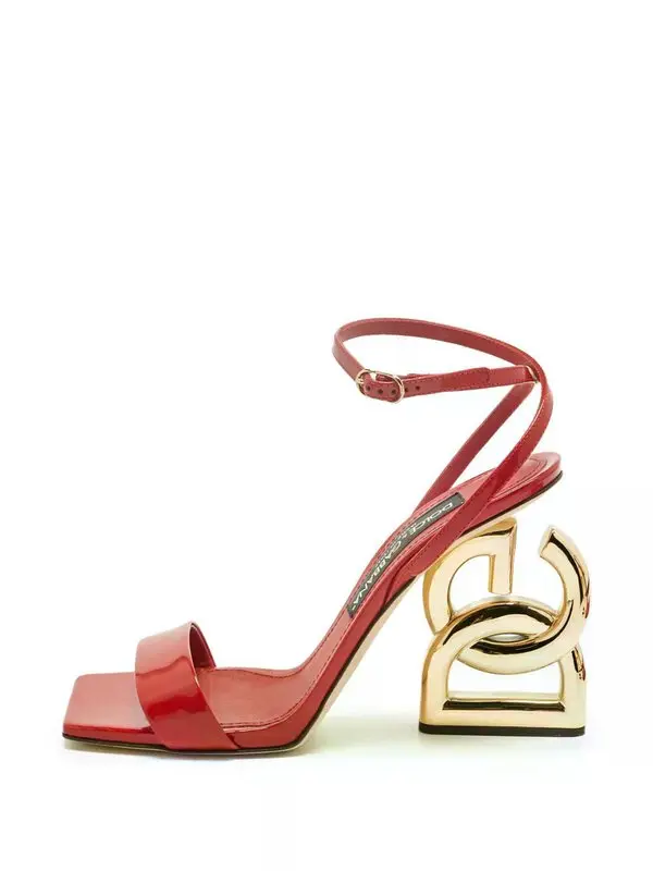 Dolce & Gabbana Dg Daily Heel Ankle-strap Sandals - Red