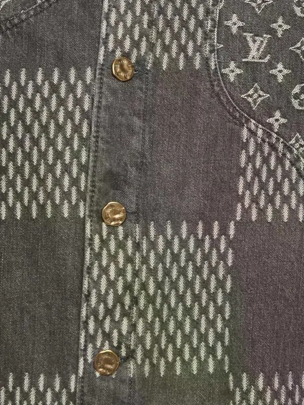 LOUIS VUITTON Monogram Giant Damier Denim Jacket