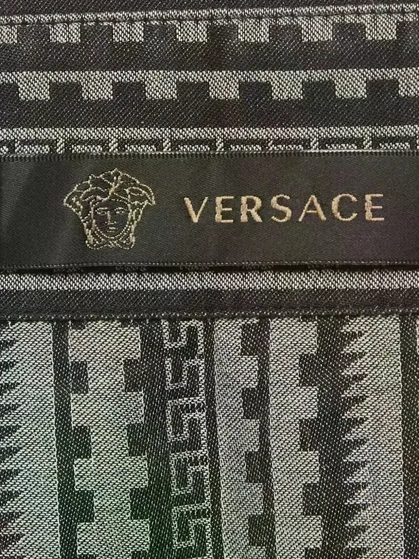 Versace Greca Striped Shirt