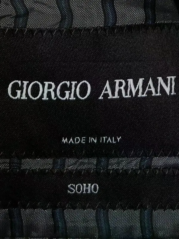 Giorgio Armani Wool Checked Single-breasted Suit