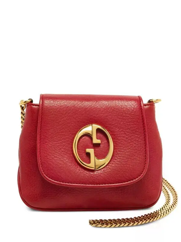 Gucci Small 1973 Chain Cross Body Bag - Red