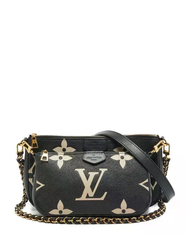 LOUIS VUITTON Multi Pochette Monogram Empreinte Cross Body Bag