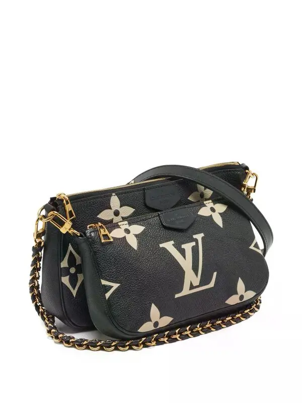 LOUIS VUITTON Multi Pochette Monogram Empreinte Cross Body Bag