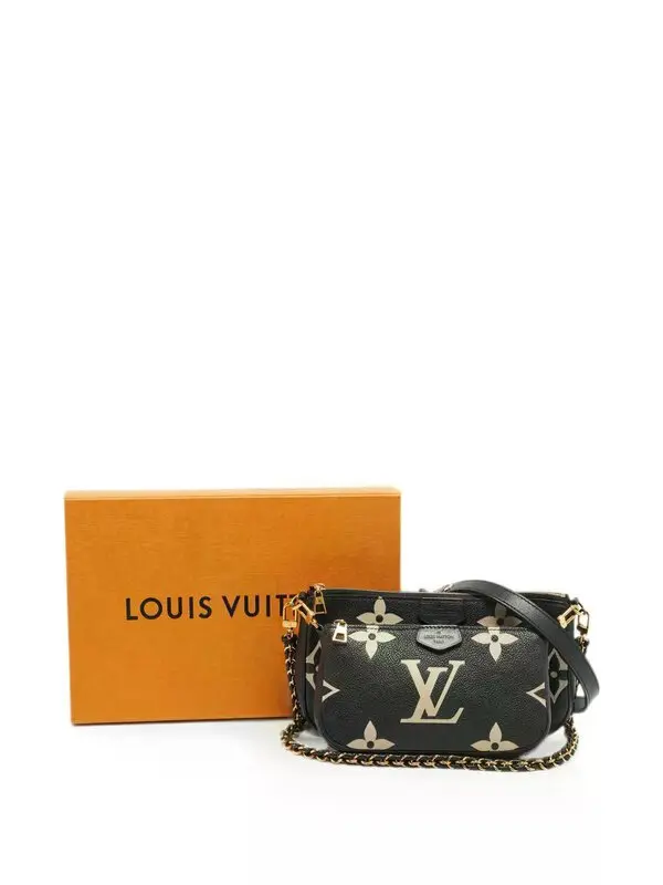 LOUIS VUITTON Multi Pochette Monogram Empreinte Cross Body Bag