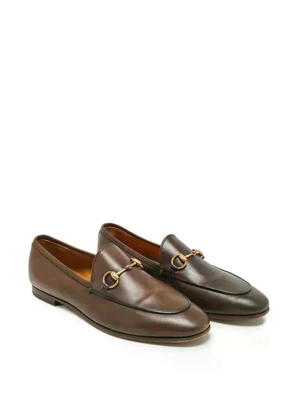 Gucci Horsebit Jordaan Loafers - Brown