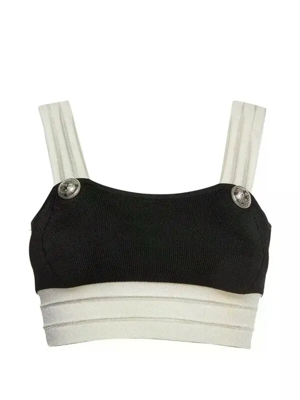 Balmain Knitted Bralette Top