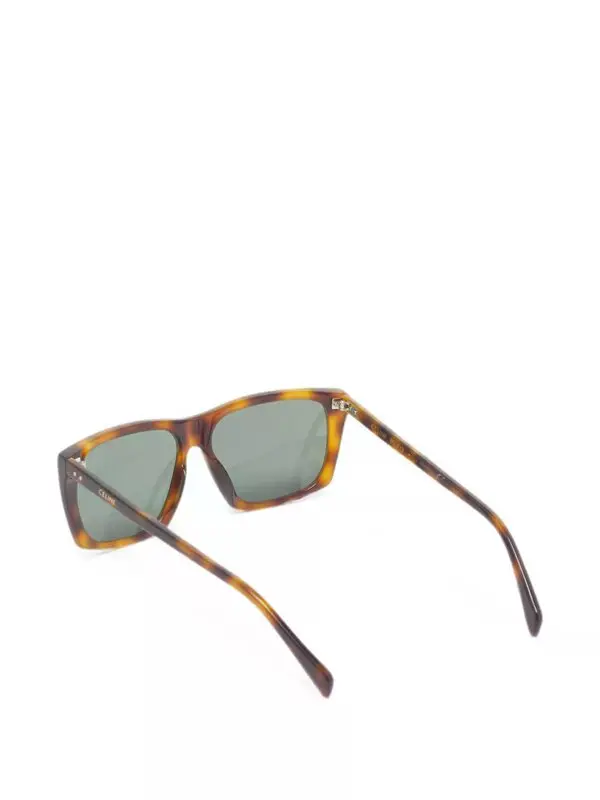 Celine Rectangle Frame Sunglasses - Brown