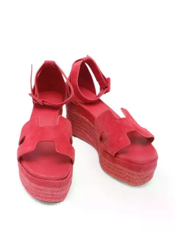 Hermès Elda Espadrille Sandals - Pink