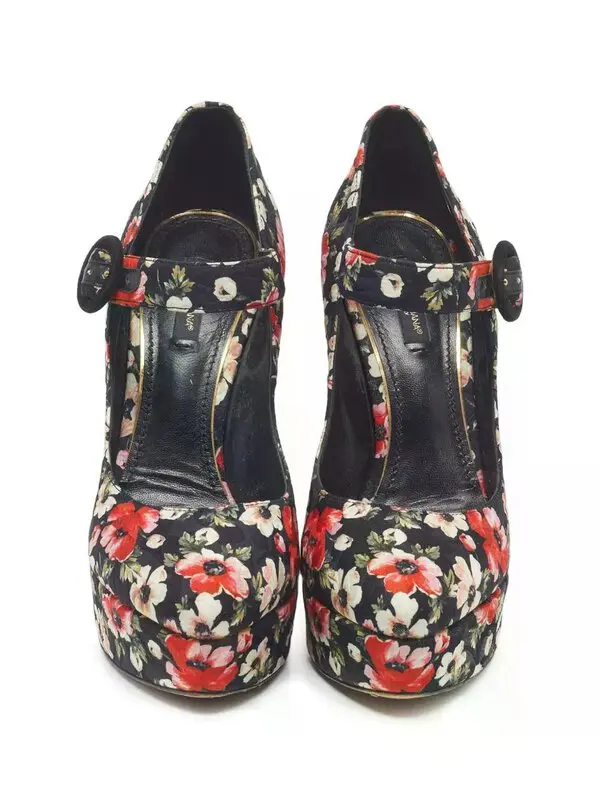 Dolce & Gabbana Floral Platform Pumps