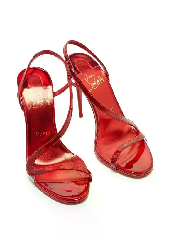 CHRISTIAN LOUBOUTIN Rosalie Slingback Sandals - Red