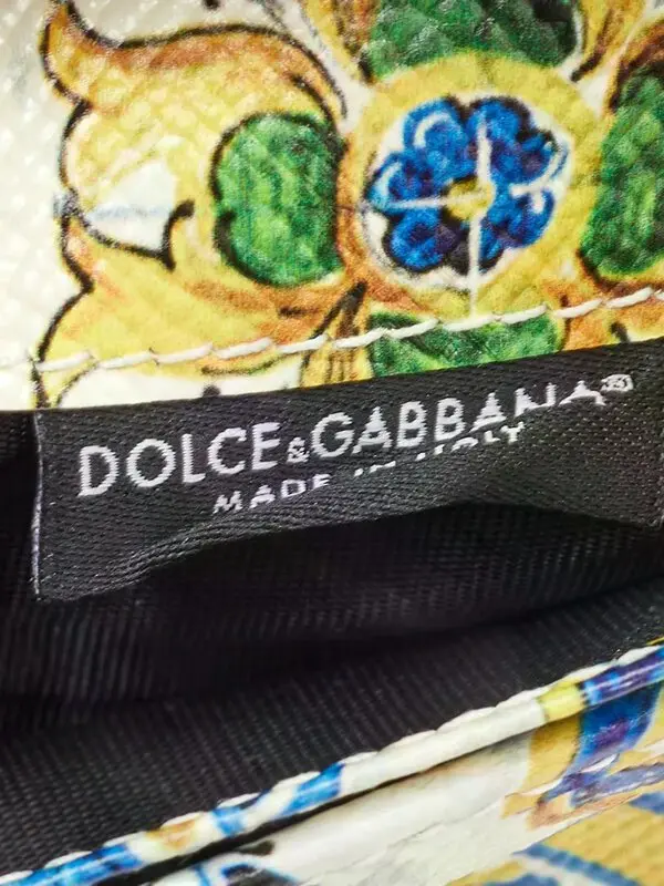 Dolce & Gabbana Majolica Tile French Wallet
