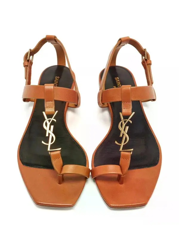 Saint Laurent Cassandra Flat Sandals