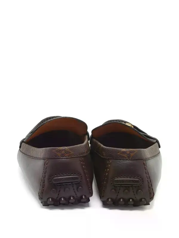 LOUIS VUITTON Monte Carlo Leather Loafers