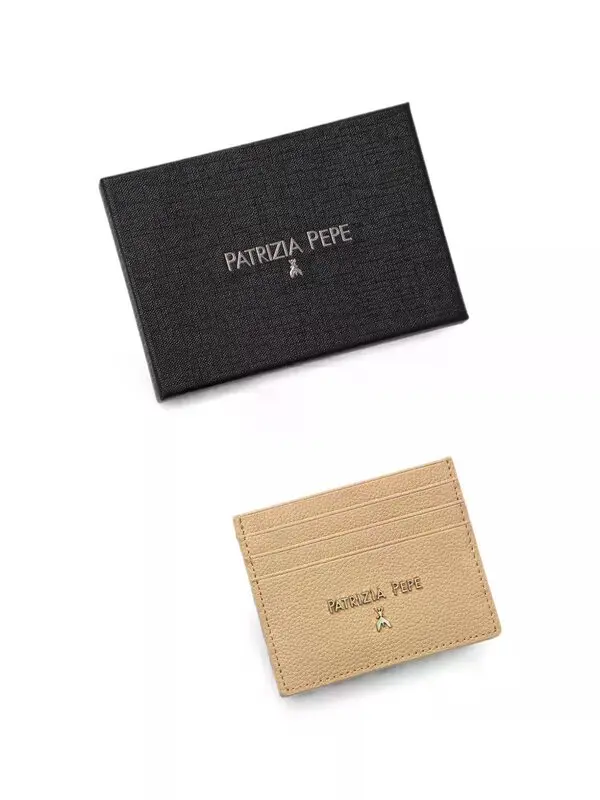 Patrizia Pepe Textured Cardholder - Neutrals
