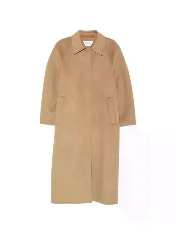 RÓHE Raglan-sleeve Concealed-fastening Coat