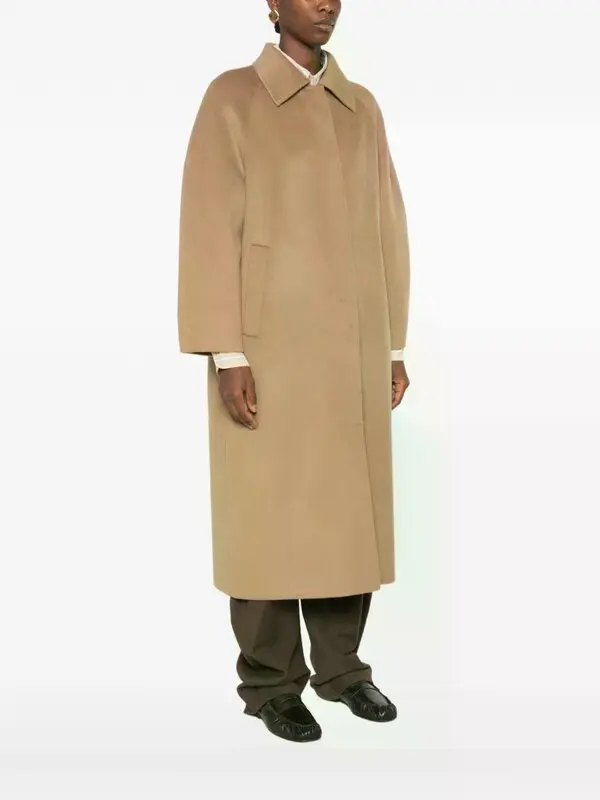 RÓHE Raglan-sleeve Concealed-fastening Coat