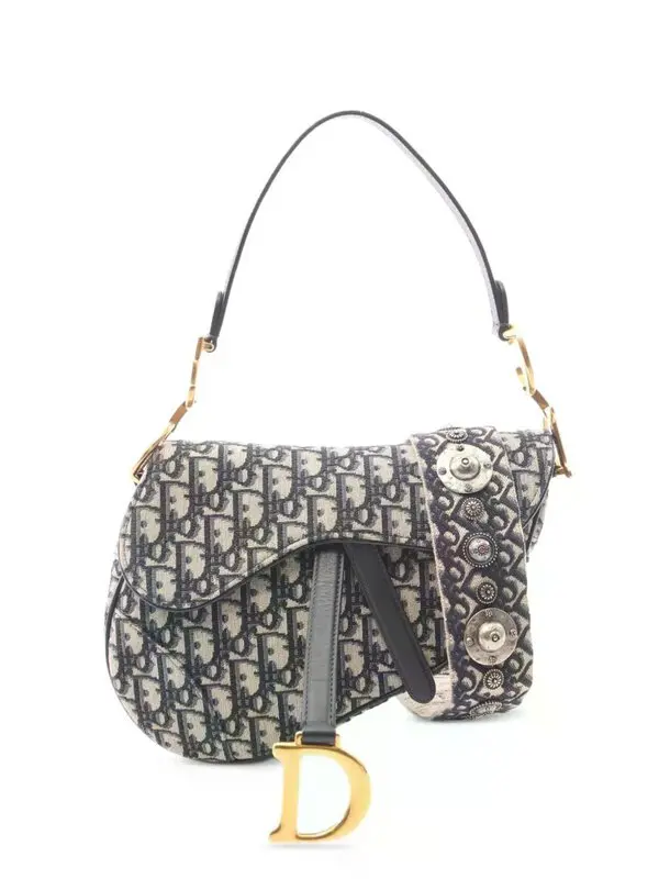Dior Saddle Tote Bag - Blue