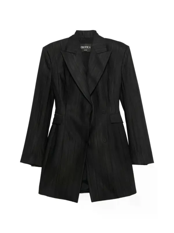 DONDUP Pinstripe Double-breasted Mini Dress