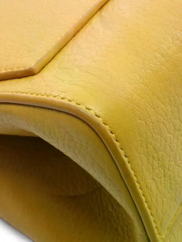 Bottega Veneta Leather Shoulder Bag - Yellow