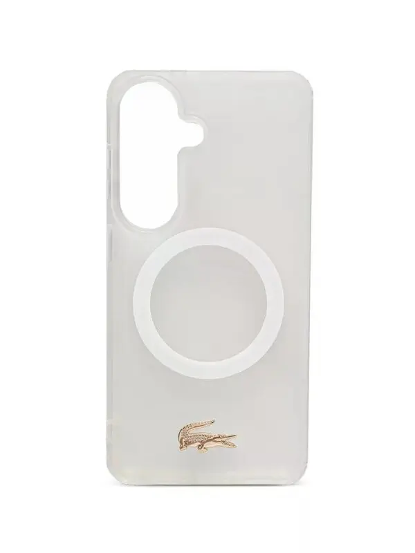 Lacoste Logo-plaque Samsung Galaxy S26 Case - White