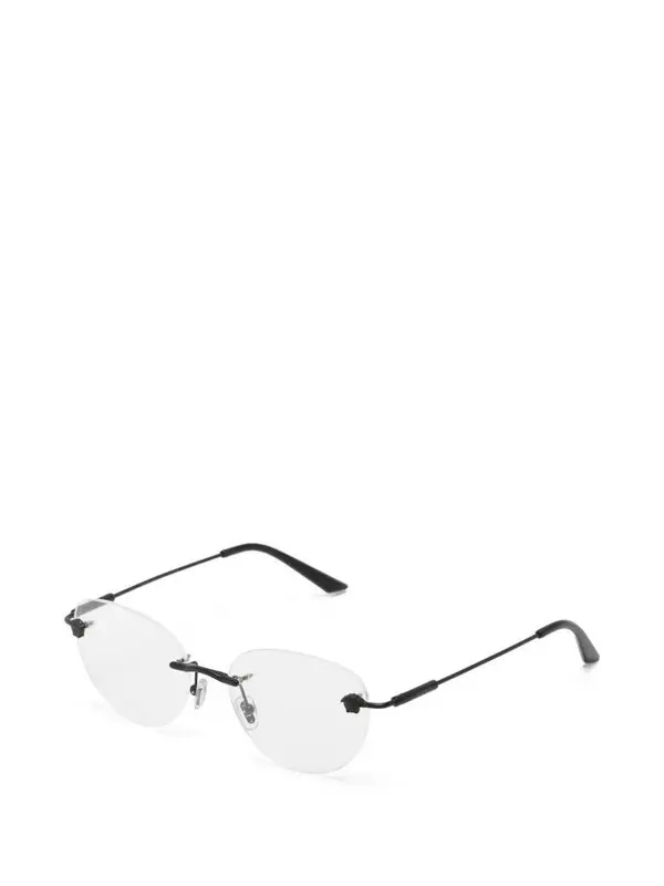 Versace Medusa Rimless Eyeglasses