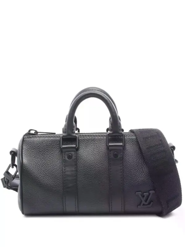 LOUIS VUITTON Aerogram Keepall Xs Handbag - Black