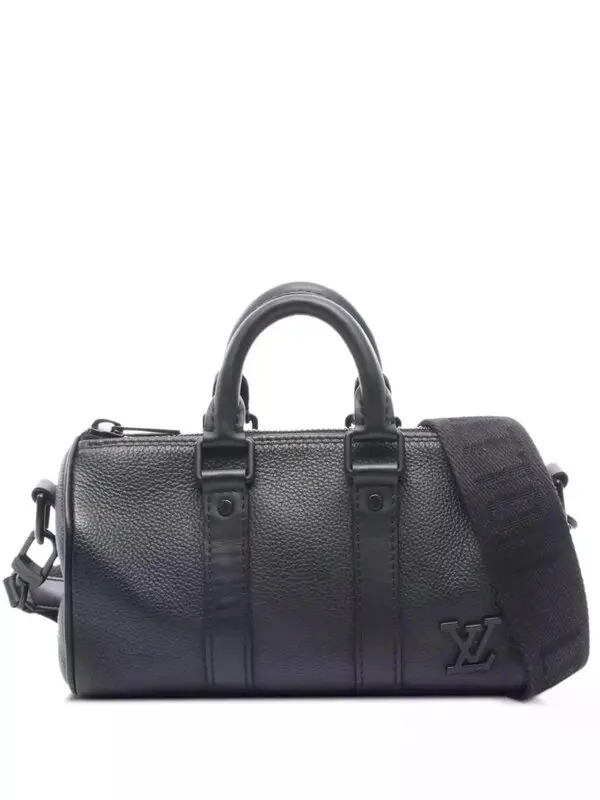 LOUIS VUITTON Aerogram Keepall Xs Handbag - Black