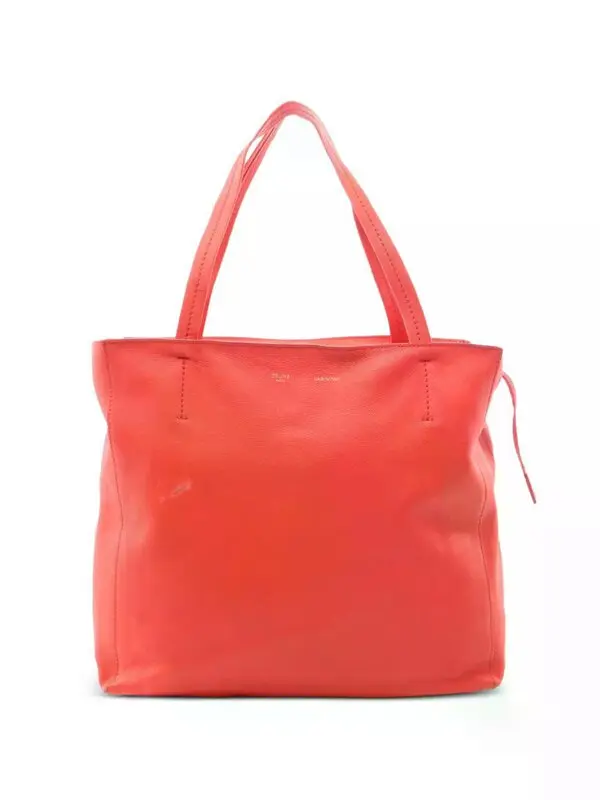 Celine 2000s Horizontal Cabas Tote Bag - Orange