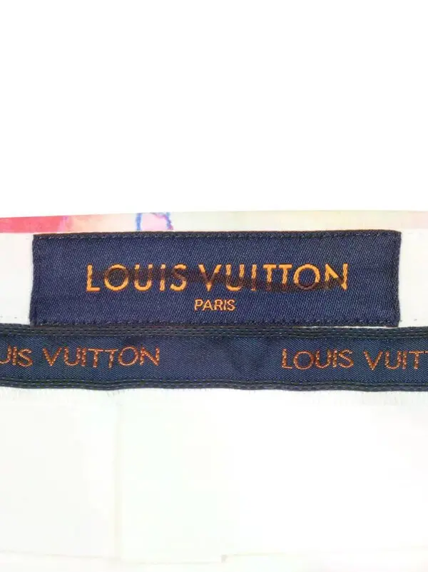 LOUIS VUITTON Watercolor Monogram Cotton Shorts