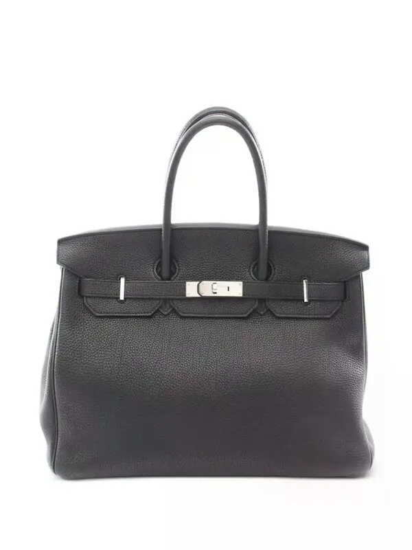 Hermès 2012 Birkin 35 Handbag - Black