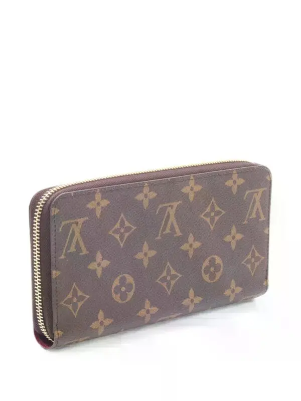 LOUIS VUITTON 2000s Zippy Monogram Wallet - Brown