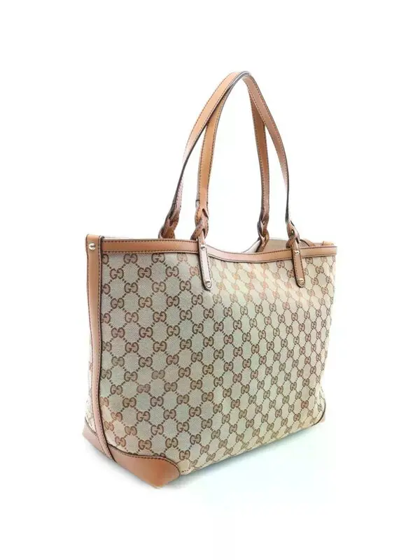 Gucci 2000s Gg Canvas Tote Bag