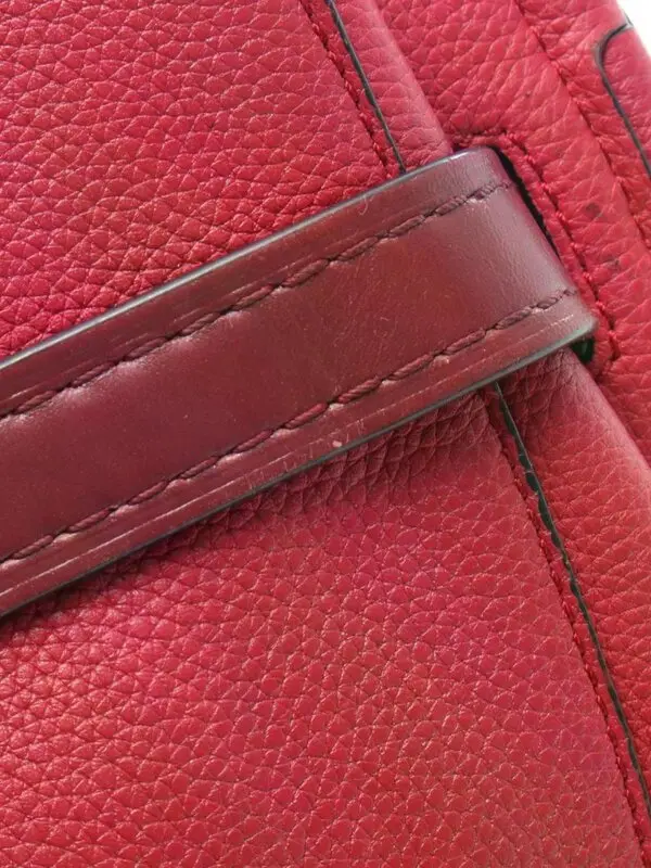 Loewe 2000s Gate Top Handle Tote Bag - Red