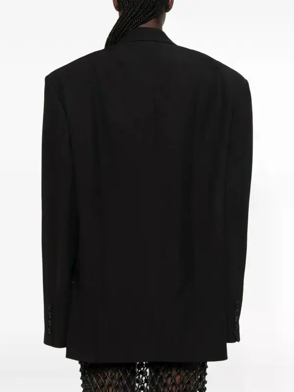 A.M.G. Double-breasted Peak-lapel Jacket