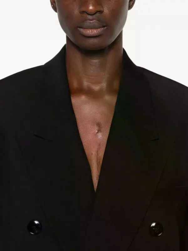 A.M.G. Double-breasted Peak-lapel Jacket
