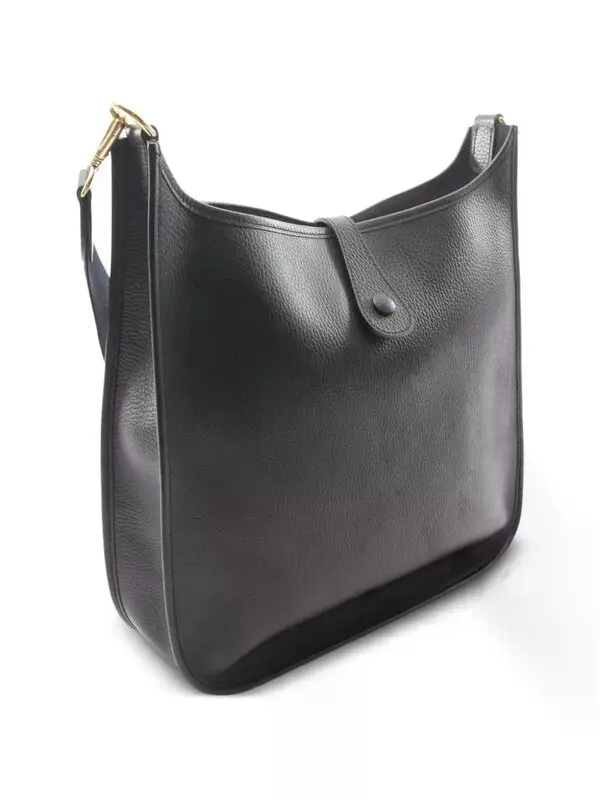 Hermès 1997 Gm Evelyn Cross Body Bag - Black