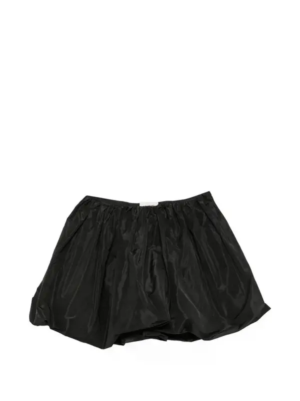 A.M.G. Pleated Puff Mini Skirt