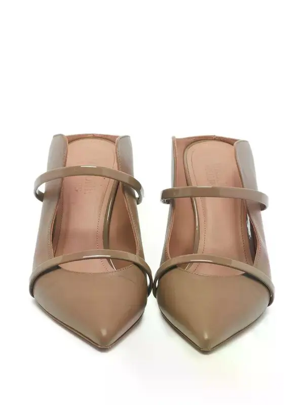 MALONE SOULIERS Maureen Double Strap Mules - Brown
