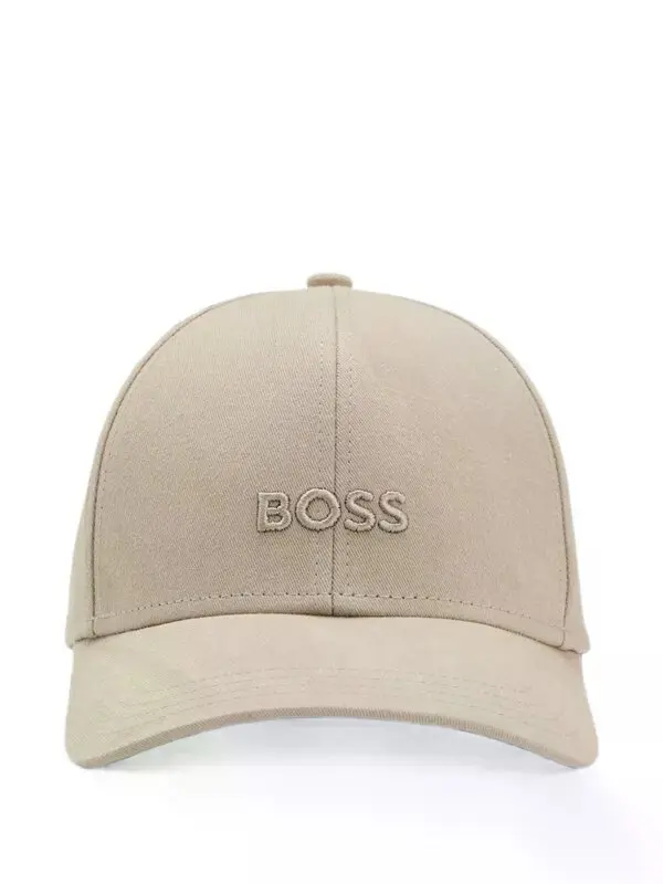 BOSS Logo Embroidered Six-panel Cap - Neutrals