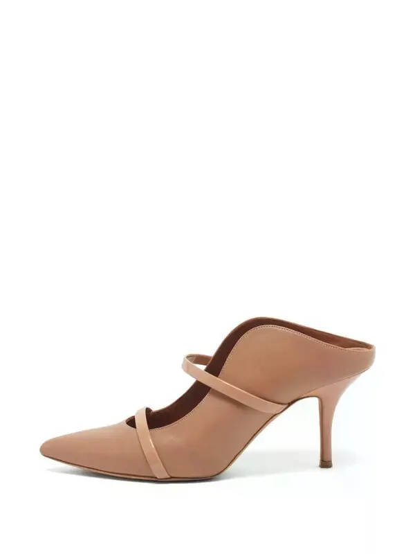 MALONE SOULIERS Maureen Heeled Mules - Neutrals