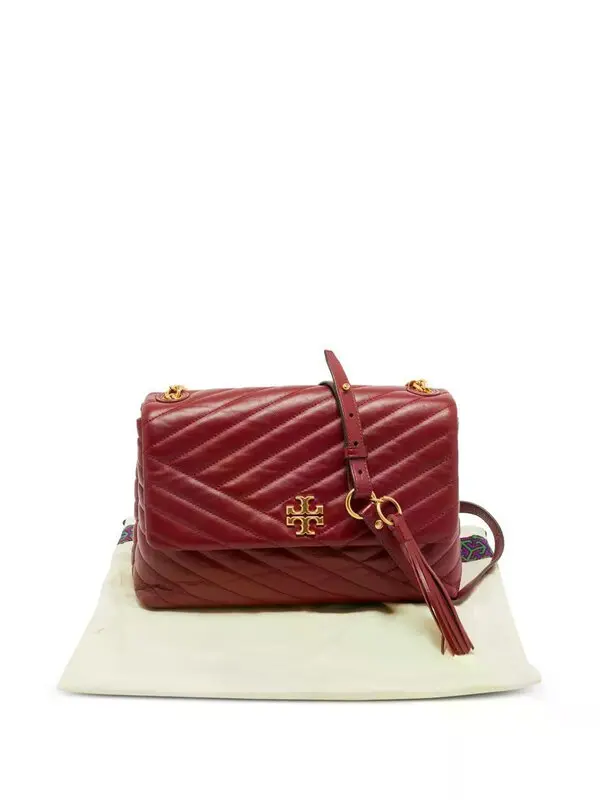 Tory Burch Kira Chevron-quilted Leather Shoulder Bag - Red