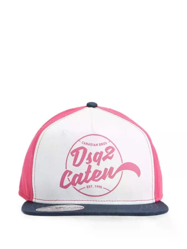 Dsquared2 Cotton Gabardine Baseball Hat - Pink